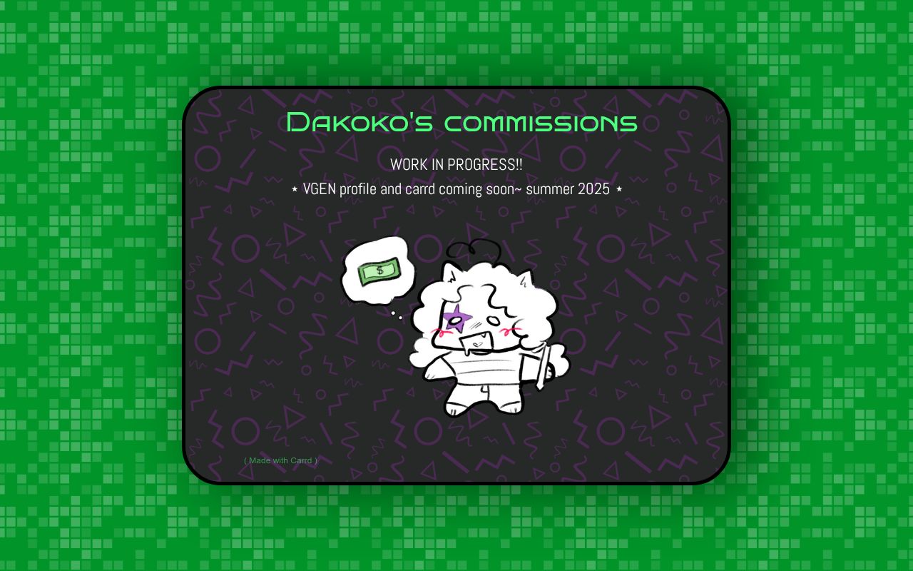 Dakoko's Art Commissions